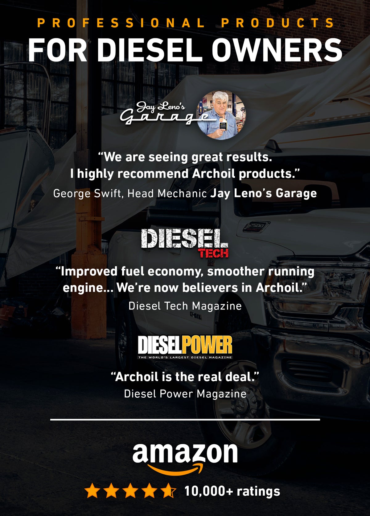 AR6400-D Diesel Fuel System Cleaner | Deep Clean Your Diesel | Archoil