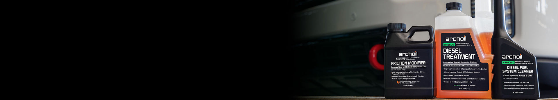 Archoil Products - Premium Diesel, Gasoline and Oil Additives